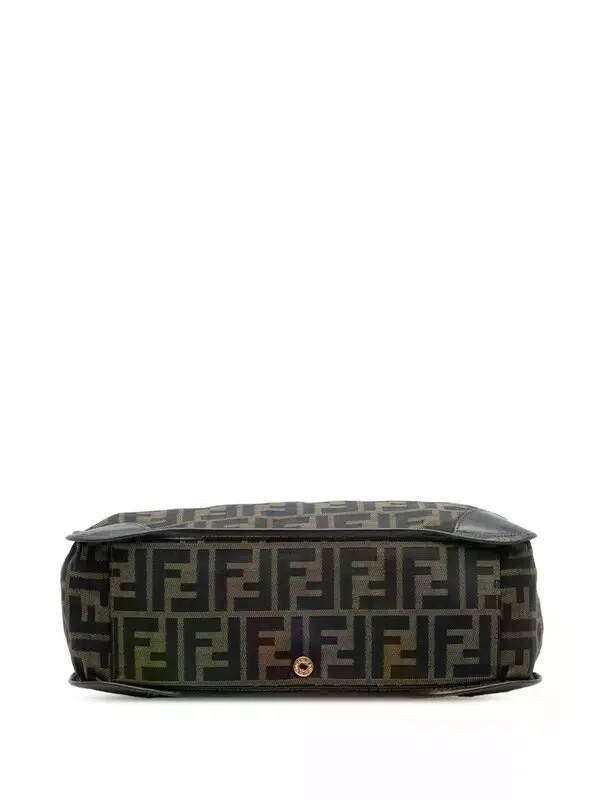 Fendi Zucca Canvas Shopping Tote Bag - Brown