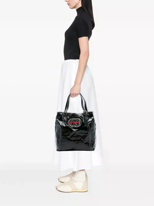 Gucci 2016-2026 Patent Dialux Britt Web Tote Bag