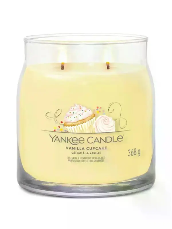 YANKEE CANDLE Medium Vanilla Cupcake Candle