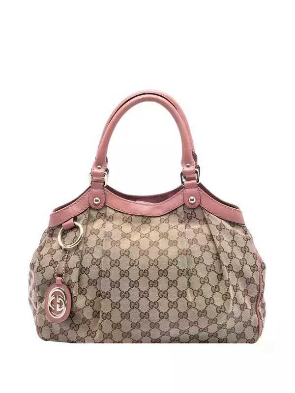 Gucci 2016-2026 Medium Gg Canvas Sukey Tote Bag - Brown