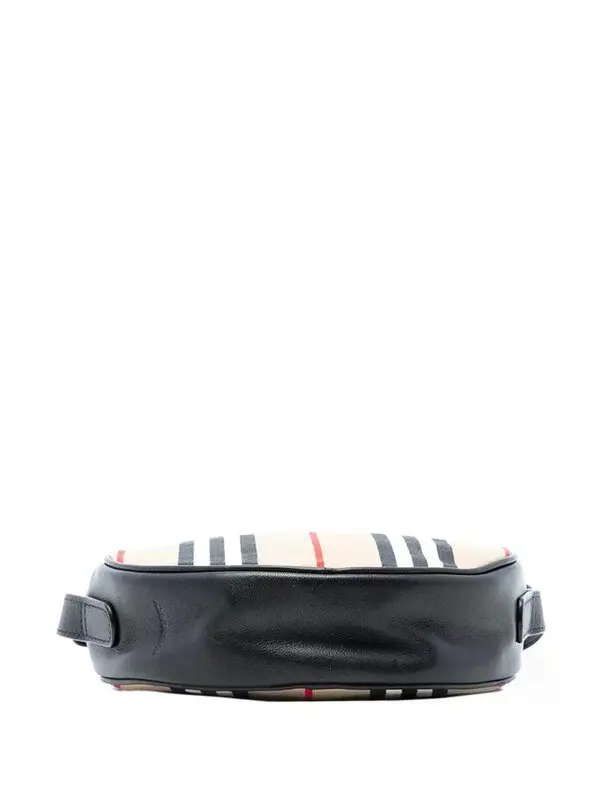 Burberry Icon Stripe Louise Crossbody Bag - Brown