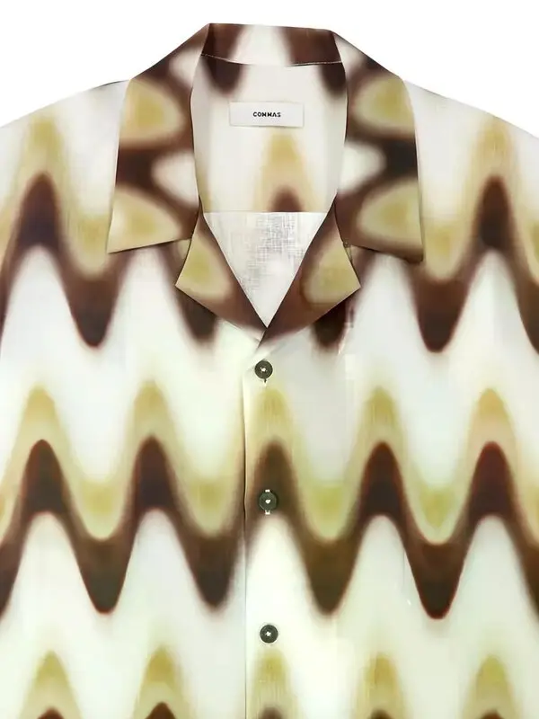 HOMME Wave Gradient Slim Shirt