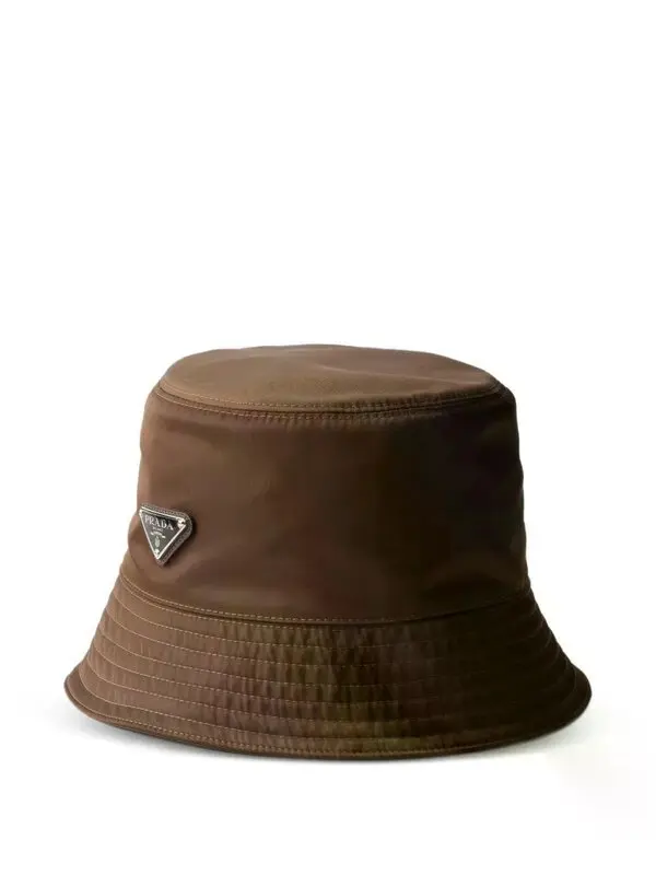 Prada Re-nylon Bucket Hat - Brown