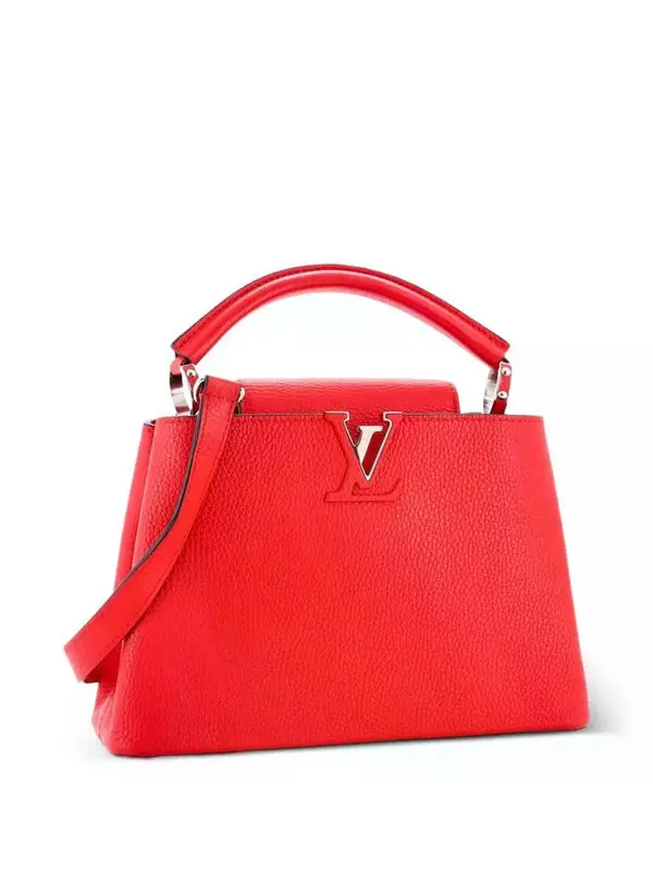 LOUIS VUITTON Capucines Bb Satchel - Red