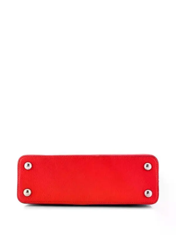 LOUIS VUITTON Capucines Bb Satchel - Red