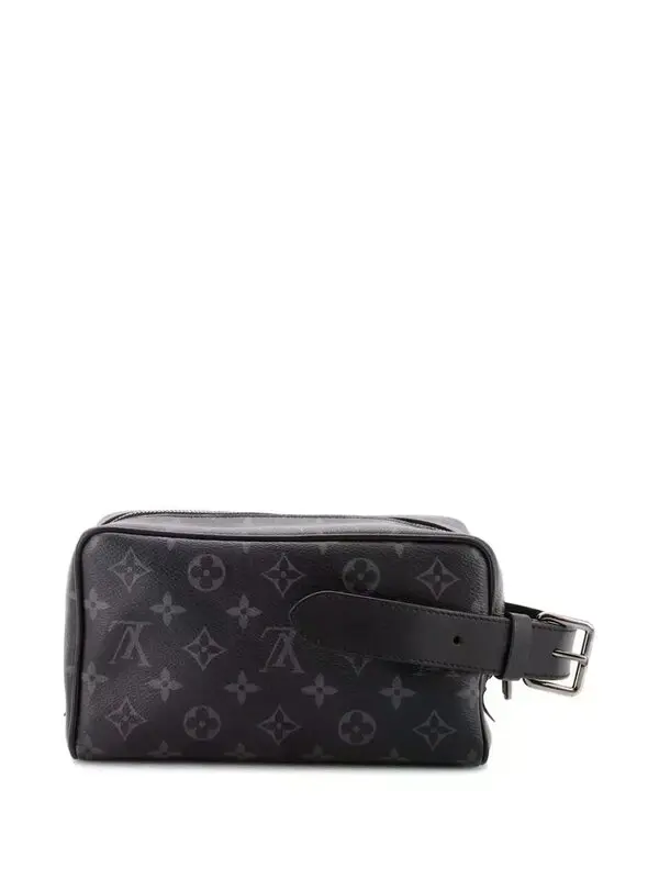 LOUIS VUITTON Dopp Kit Toiletry Monogram Eclipse Canvas Pouch