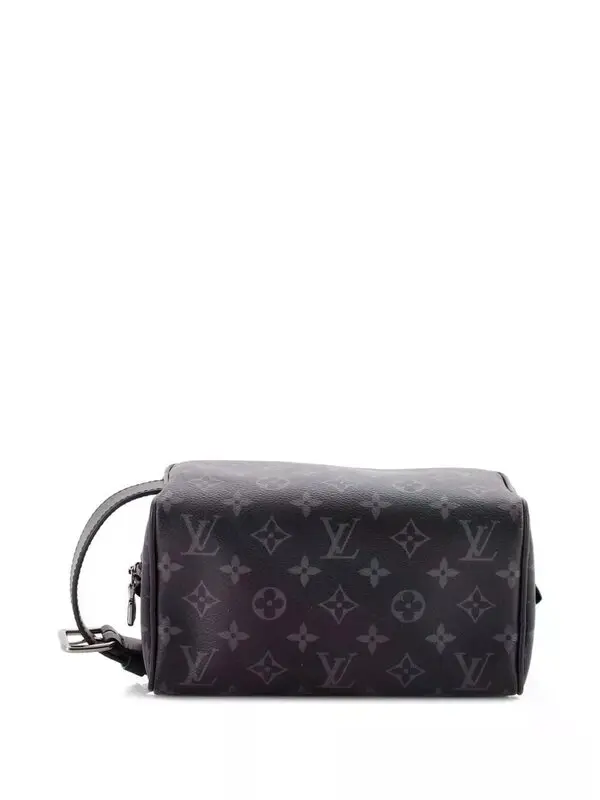 LOUIS VUITTON Dopp Kit Toiletry Monogram Eclipse Canvas Pouch