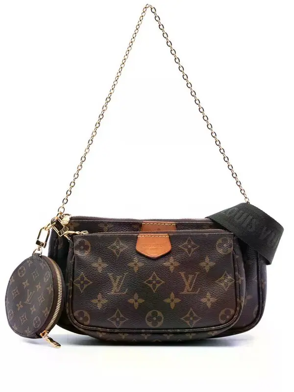 LOUIS VUITTON 2021 Monogram Multi Pochette Accessoires Satchel - Brown