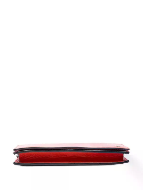 Gucci Leather Betty Wallet On Chain - Orange