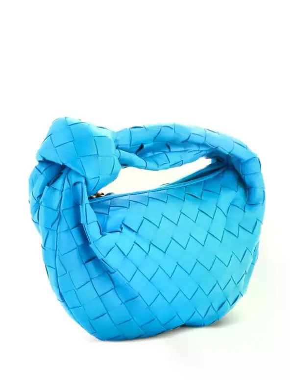 Bottega Veneta Jodie Intrecciato Nappa Mini Hobo Bag - Blue