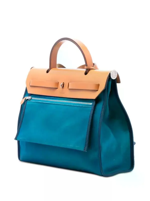 Hermès 2013 Herbag Zip 31 Satchel - Blue