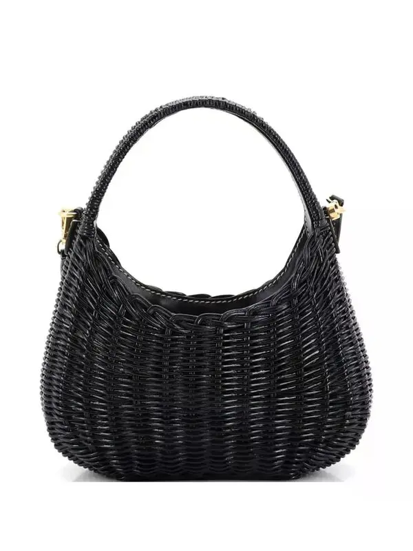 Miu Miu Wander Hobo Wicker Mini Shoulder Bag