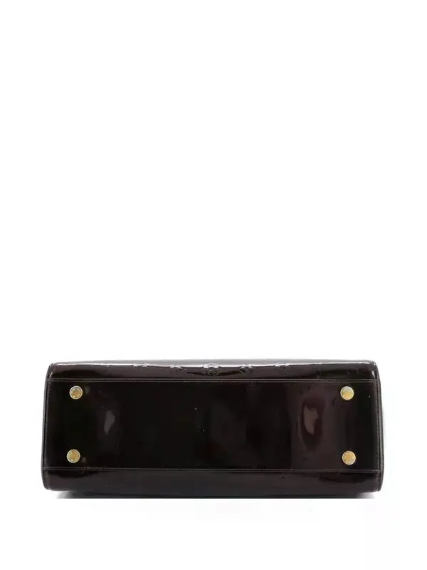 LOUIS VUITTON Brea Handbag Monogram Vernis Gm - Red