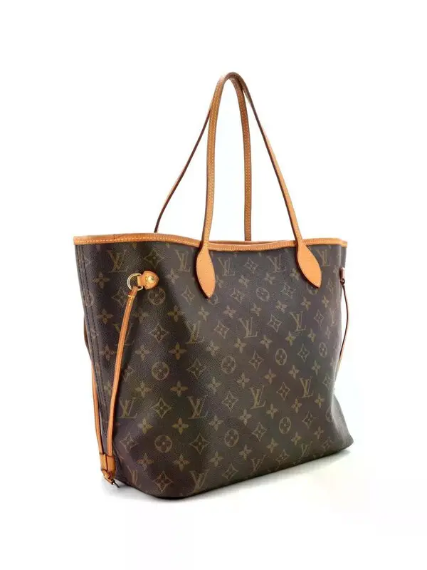 LOUIS VUITTON Neverfull Mm Monogram Canvas Tote Bag - Brown