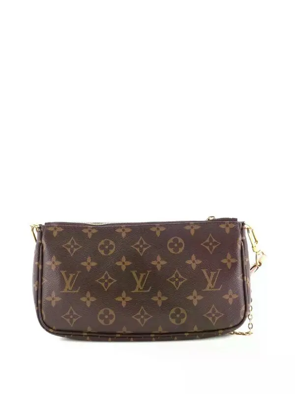 LOUIS VUITTON Multi Pochette Accessoires Monogram Canvas Crossbody Bag - Brown