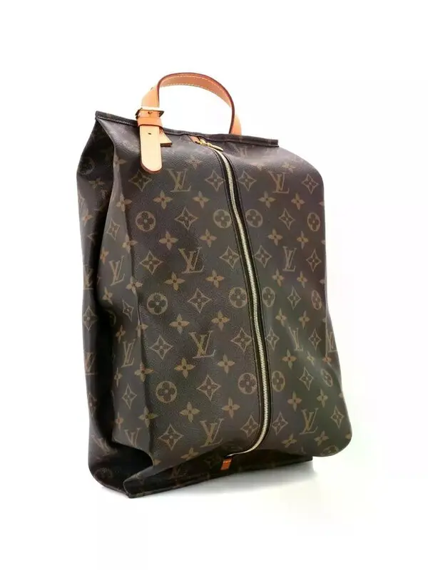 LOUIS VUITTON Shoe Monogram Canvas Pouch - Brown