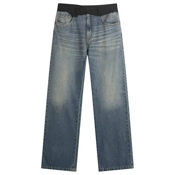 MAISON MARGIELA Straight Leg Jeans - Blue