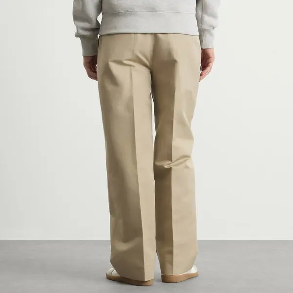 Ami Baggy Cotton Gabardine Trousers