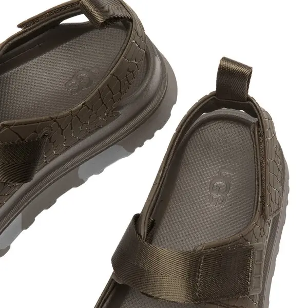 UGG Goldenglow Embossed Sandals - Dense Smoke