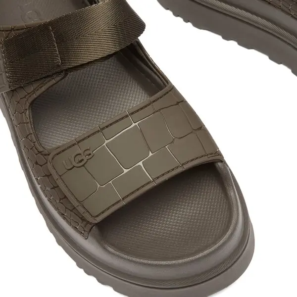 UGG Goldenglow Embossed Sandals - Dense Smoke