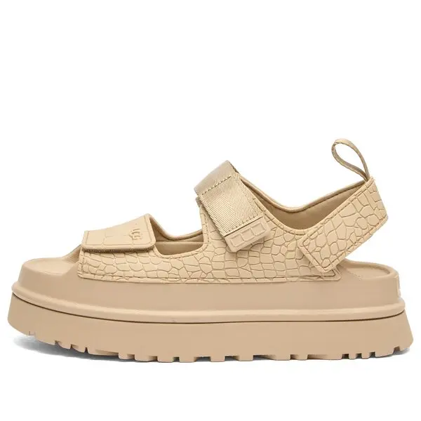 UGG Goldenglow Embossed Sandal - Mustard Seed