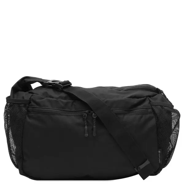 SNOW PEAK Everyday Use Middle Shoulder Bag - Black
