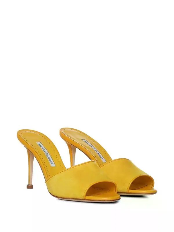 Manolo Blahnik Larache Suede Sandals
