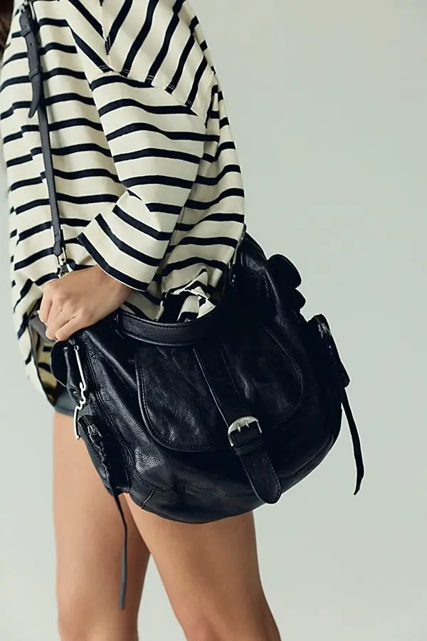 Free People We The Free Baby Asher Tote Bag - Black