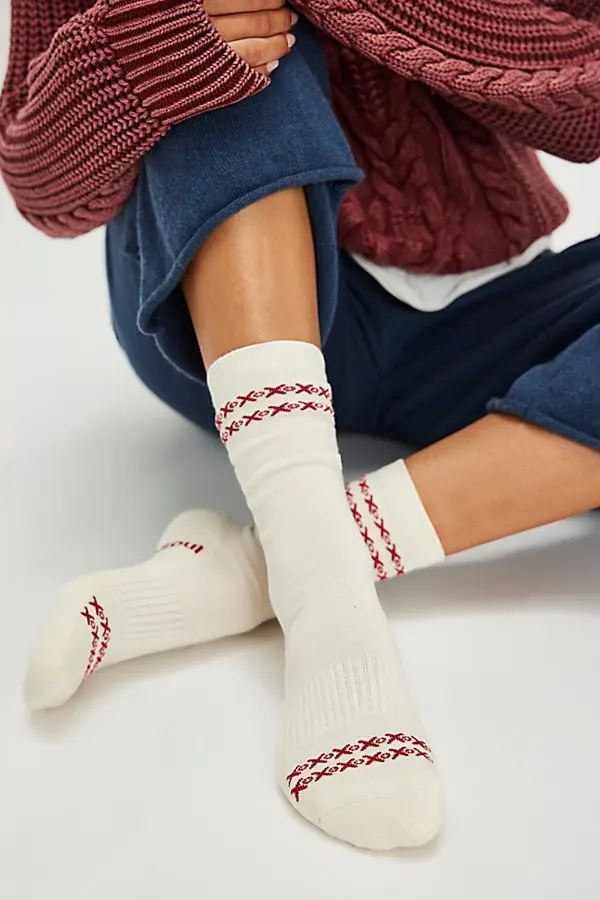 Free People Xoxo Socks - Ivory Combo