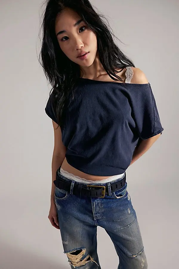 Free People We The Free Peggy Tee - Black