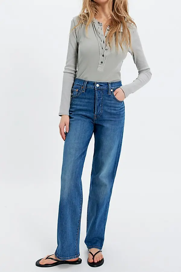 LEVI'S Ribcage Full Length Jeans - Select Us