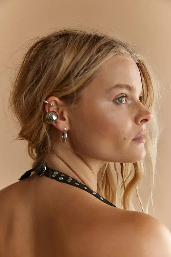 Free People Mari Ear Cuff Set - Silver