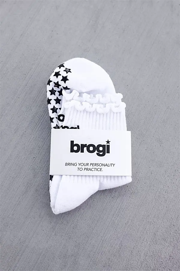 BROGI YOGA Star Grip Crew Socks