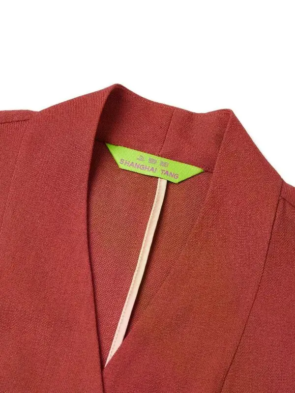 Shanghai Tang Belted Wrap Jacket