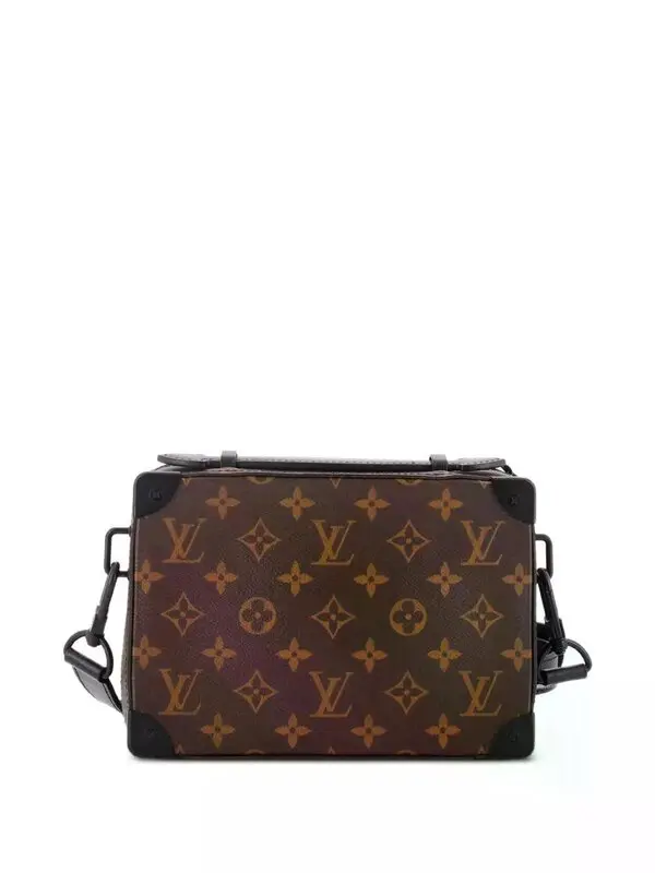LOUIS VUITTON Handle Soft Trunk Bag Macassar Monogram Canvas - Black