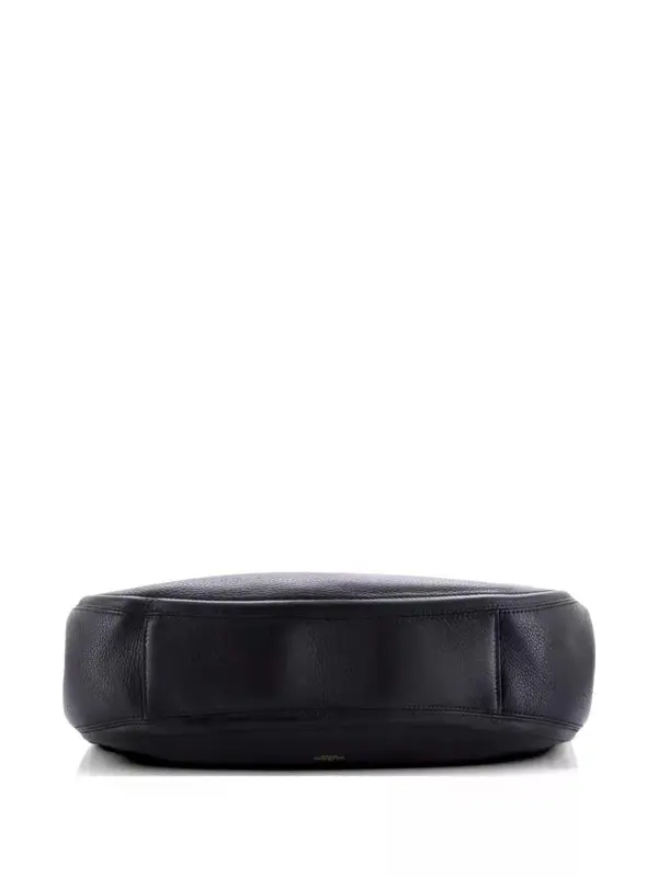 Valentino Garavani Vlogo Moon Leather Medium Tote Bag - Black
