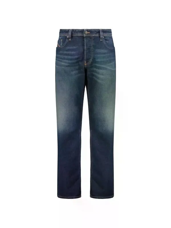 DIESEL® Faded Effect Cotton Jeans
