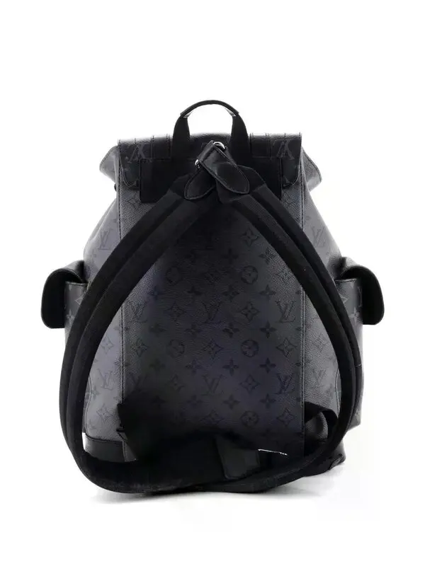 LOUIS VUITTON Christopher Reverse Monogram Eclipse Canvas Mm Backpack