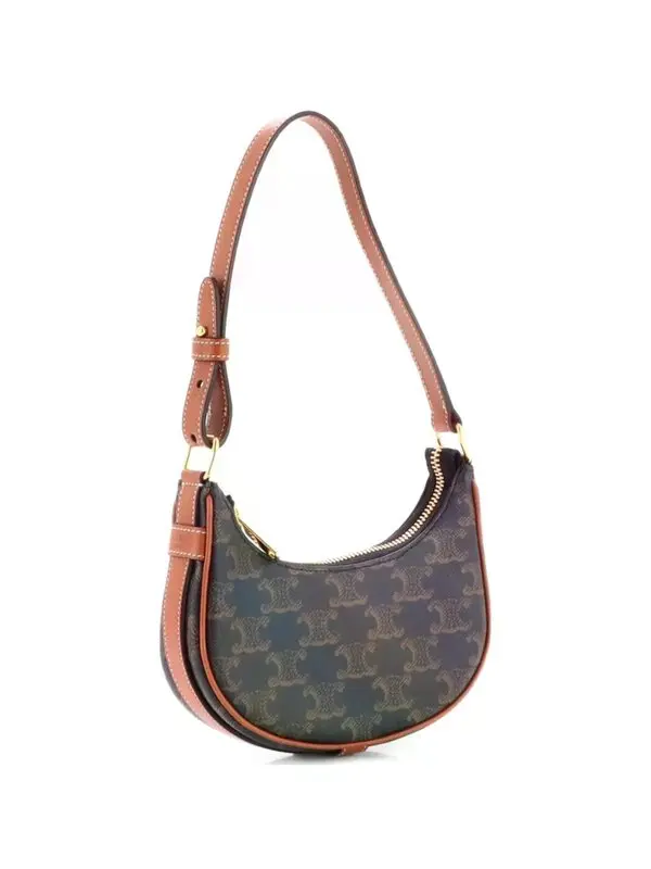 Celine Ava Bag Triomphe Coated Canvas Mini Shoulder Bag