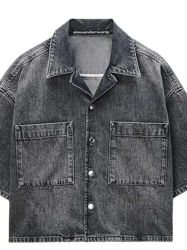 Alexander Wang Cropped Cotton Shirt