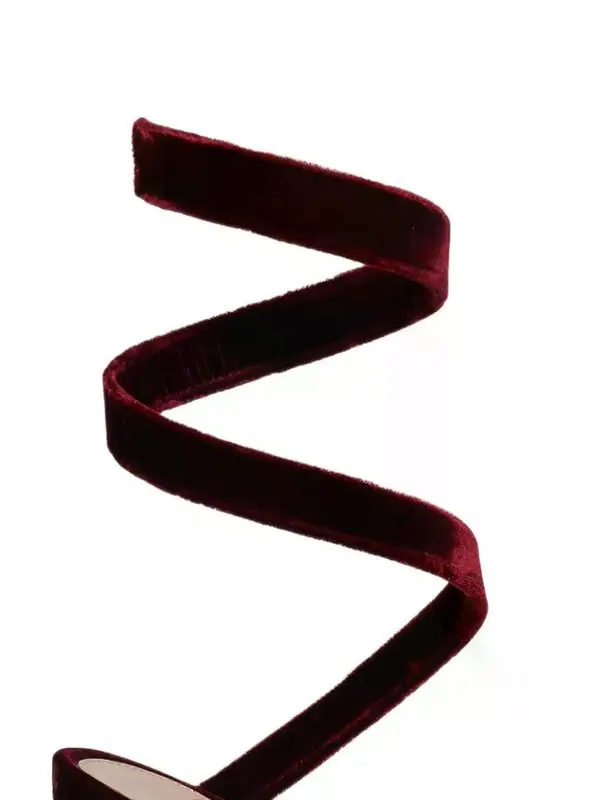 GIANVITO ROSSI Velvet Sandals