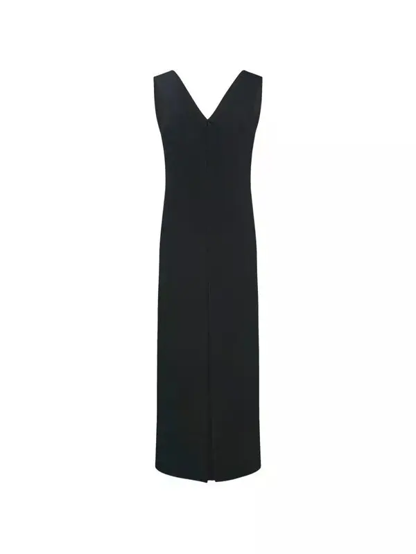 THE ROW Tefra V-neck Midi Dress