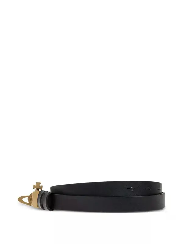 VIVIENNE WESTWOOD Orb Buckle Leather Belt