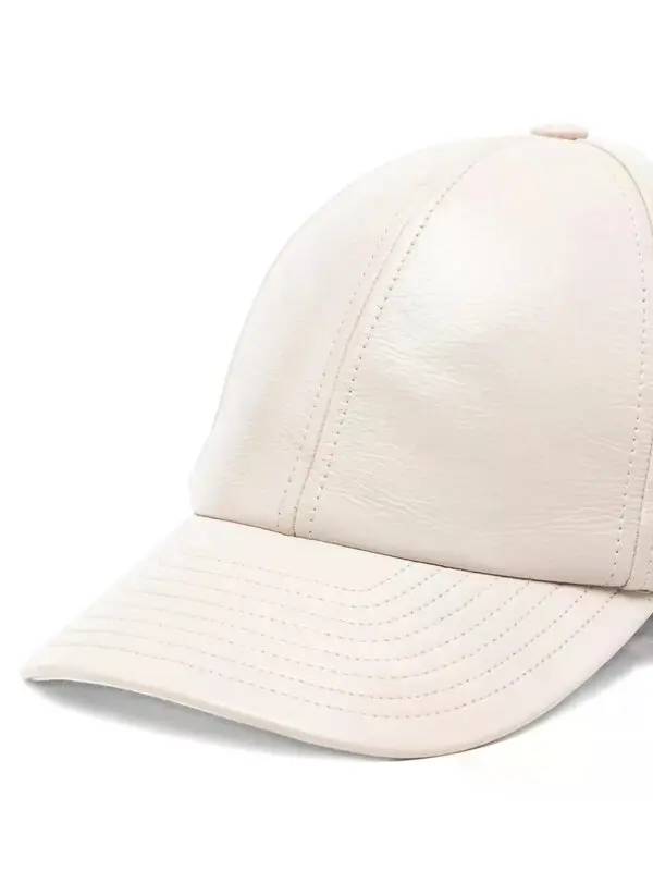 COURREGES Topstitched Cap - Neutrals