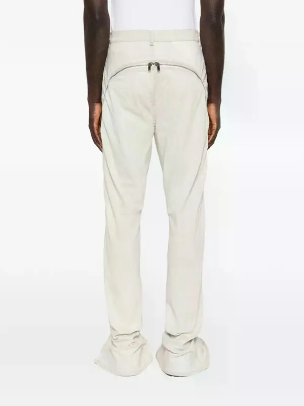 Rick Owens Side Zip Five Pocket Jeans - Neutrals