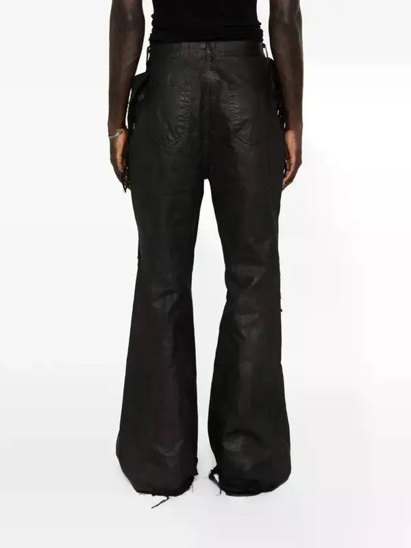 Rick Owens Frayed Denim Jeans