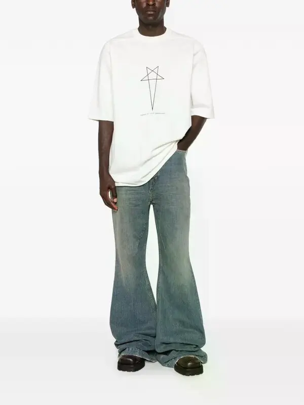 Rick Owens Bolan Bootcut Jeans - Blue