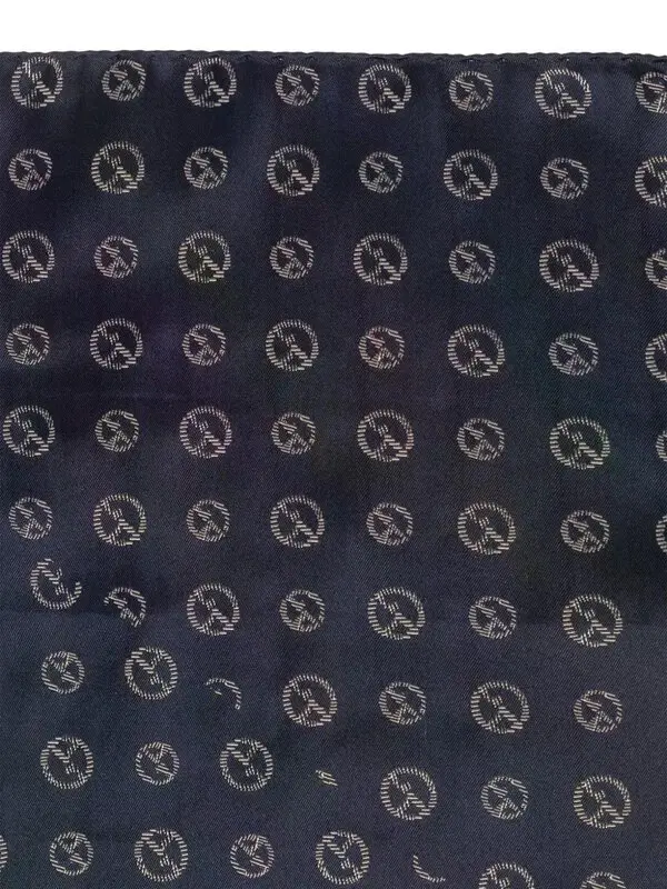 Giorgio Armani Patterned Silk Pocket Square