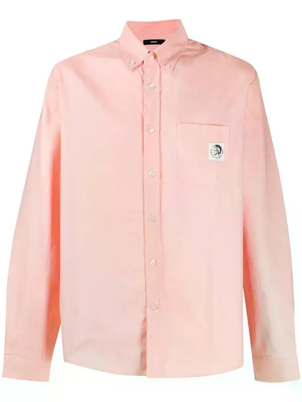 DIESEL® Mohawk Patch Oxford Shirt