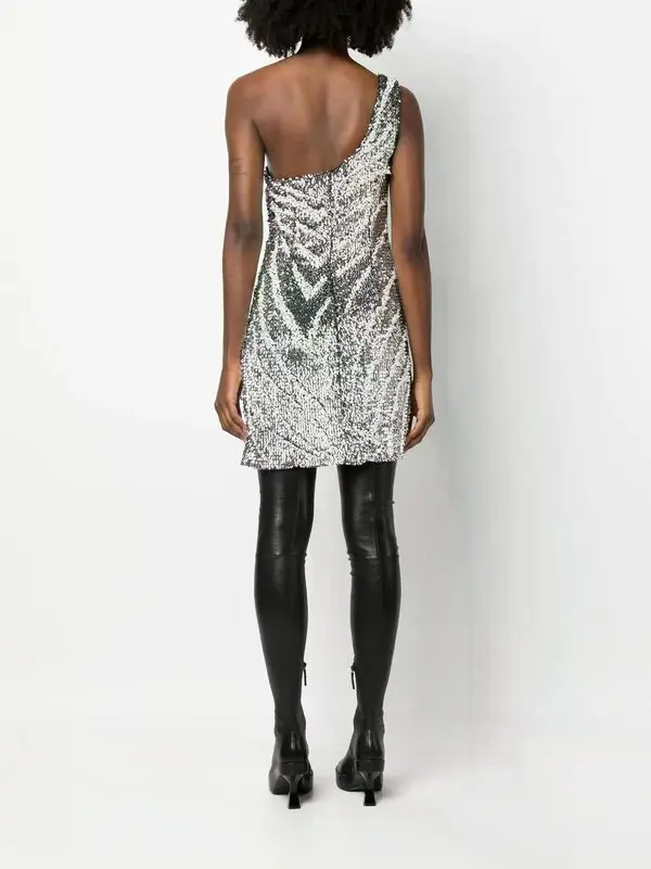 Givenchy One-shoulder Embellished Mini Dress
